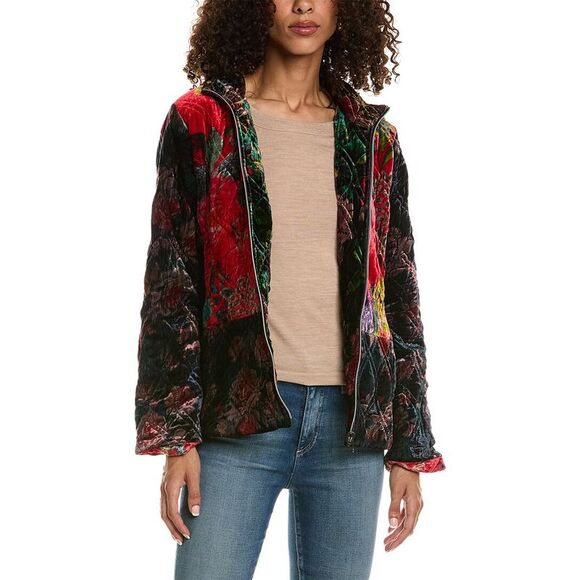 Johnny Was | Jackets & Coats | Johnny Was Vintage Quilted Silkblend ...